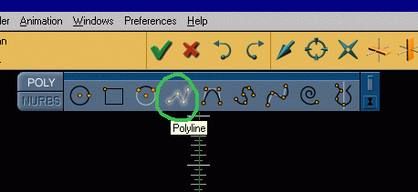 Cartoon hand modeled in Amapi